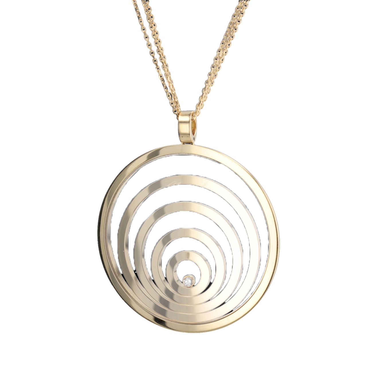 The Swiss Collector - Shop | Collier Chopard Happy Spirit or jaune 18K ...