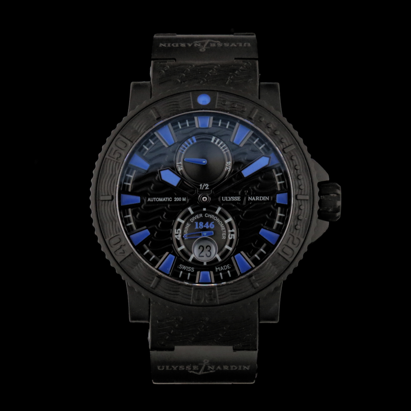 The Swiss Collector - Shop | ULYSSE NARDIN MARINE DIVER BLACK SEA